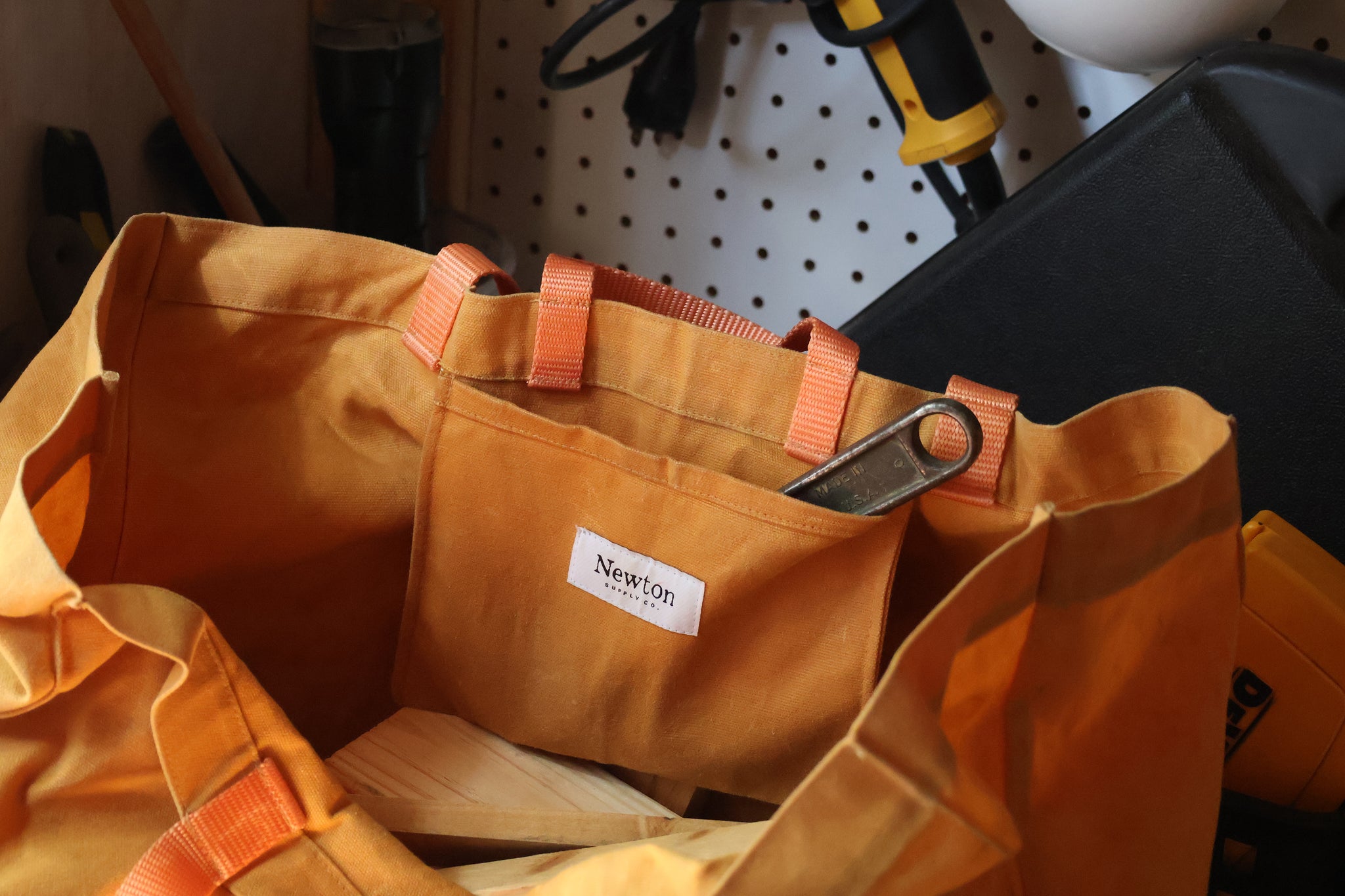 waxed canvas transport tote – Newton Supply Co